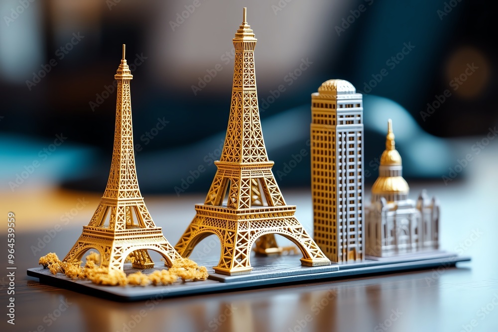 Souvenirs, miniature statues, iconic landmarks give you a small replica ...