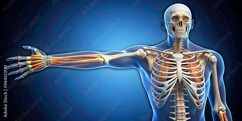 anatomy of ulna bone upper extremity anatomy mood educational Stock ...