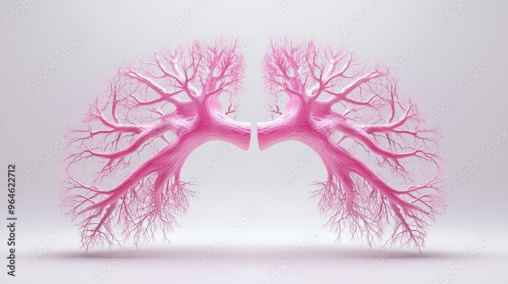 Symmetry in the Bronchial Tree, Analyze the symmetry in the branching ...