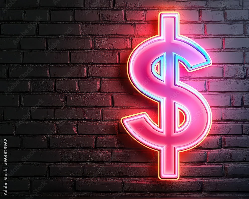 Dollar sign with arrows stretching in different directions, symbolizing ...