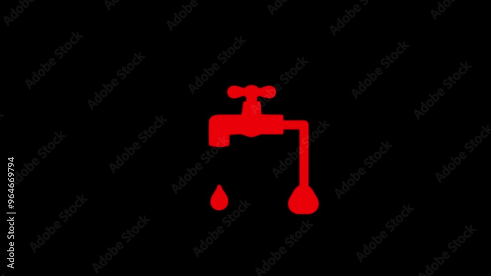 Water tap icon animation.Fantastic water Tap concept icon animation ...