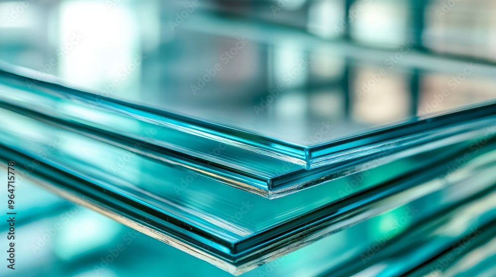 Glass factories manufacture glass for use in residential and commercial ...