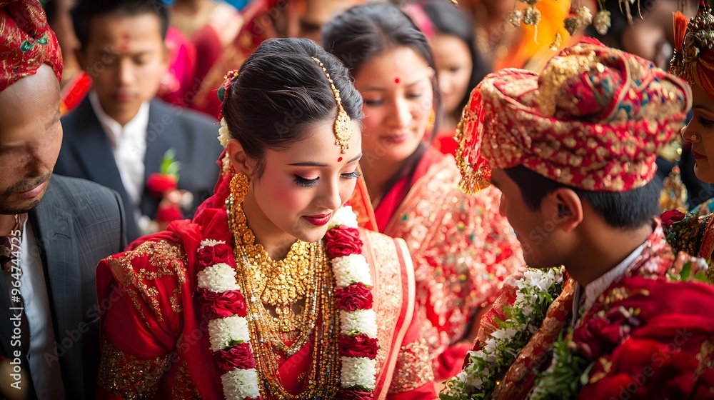 Foto de Traditional Nepalese Wedding Ceremony: A traditional wedding ...