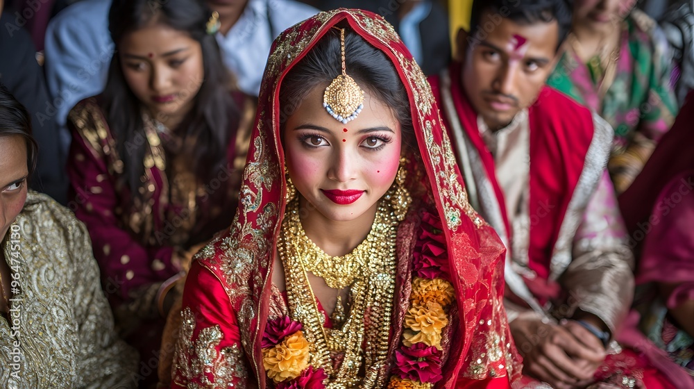 Foto de Traditional Nepalese Wedding Ceremony: A traditional wedding ...