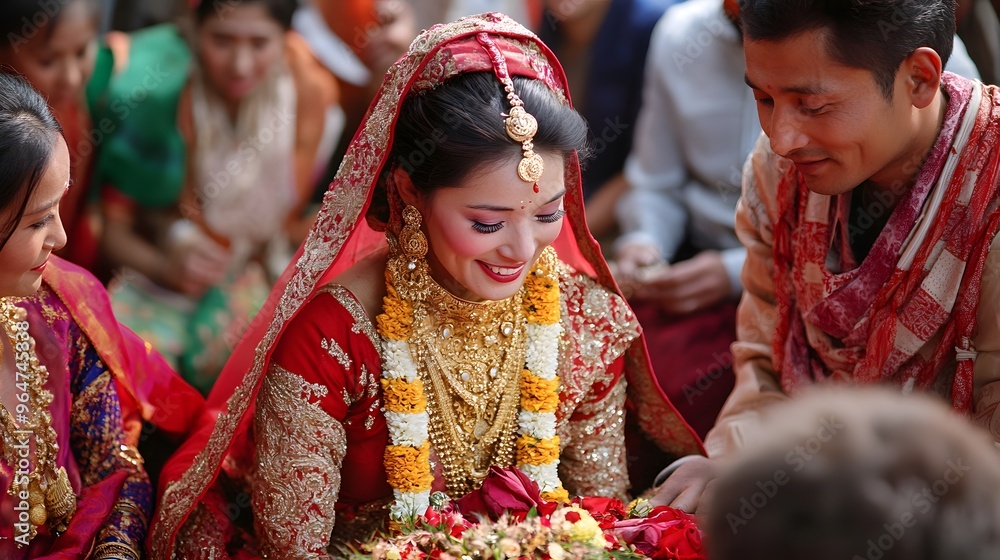 Traditional Nepalese Wedding Ceremony: A traditional wedding ceremony ...