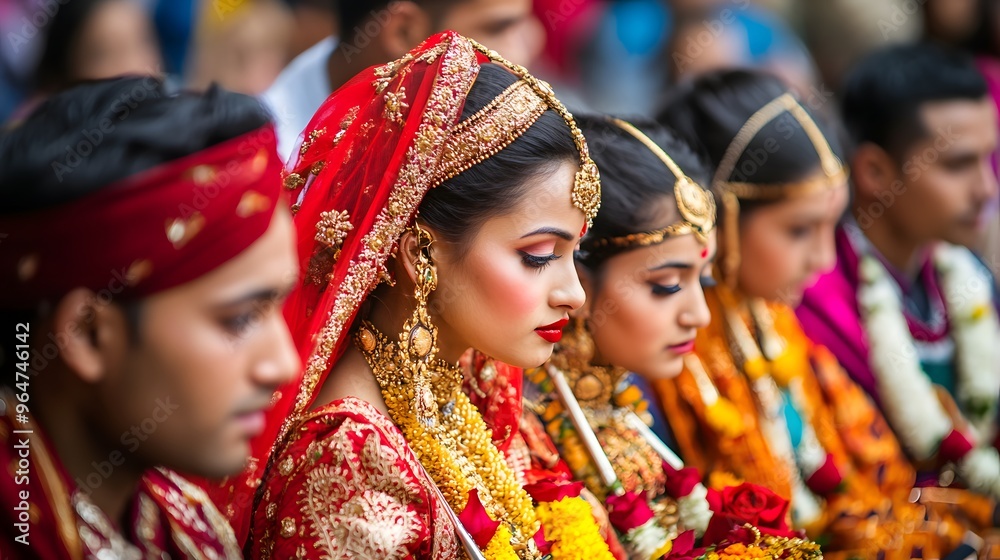 Traditional Nepalese Wedding Ceremony: A traditional wedding ceremony ...