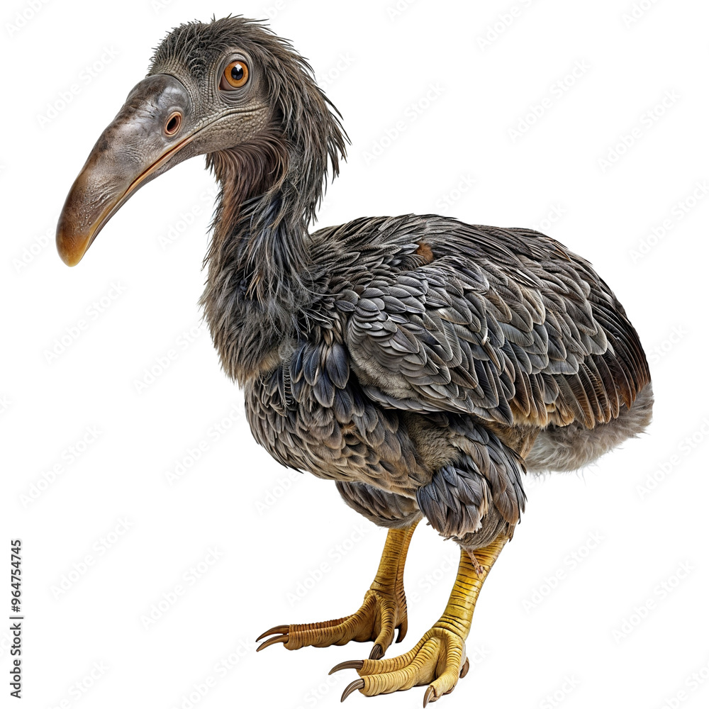 Dodo bird on transparent background. Flightless birds and extinct ...