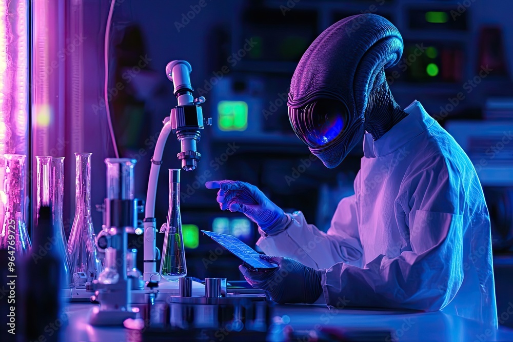 Interstellar Collaboration: An alien scientist and their human ...