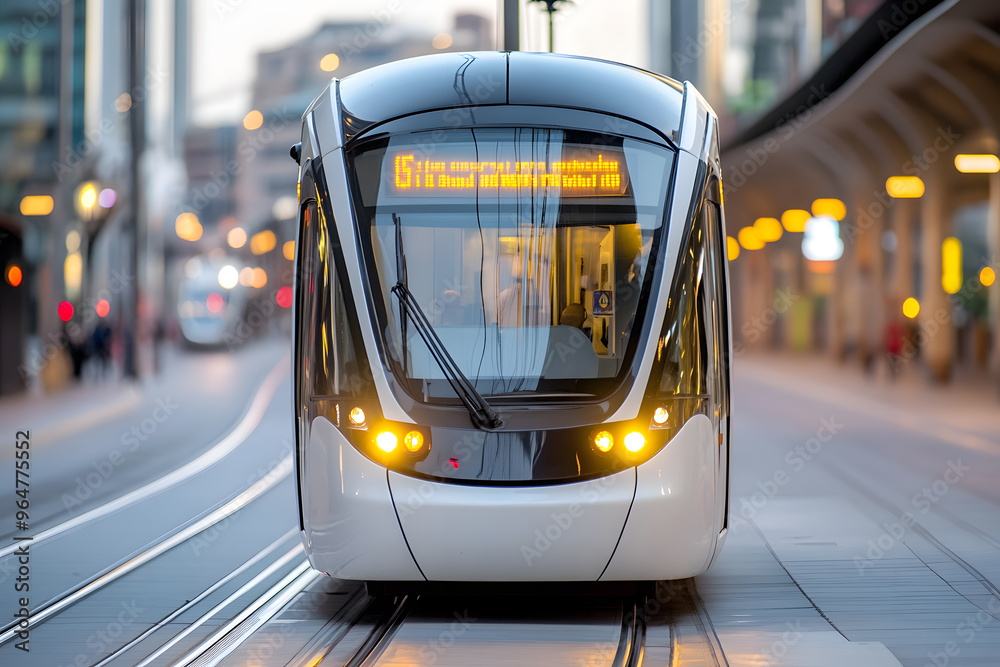 City Center Light Rail Metrolink Tram | Efficient Urban Public ...