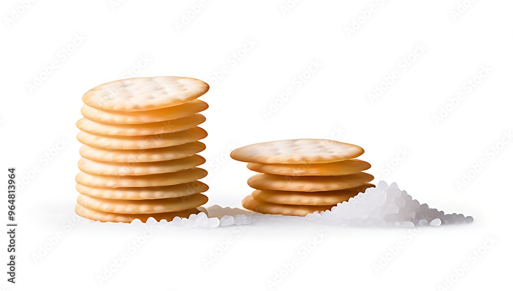 stack thin sea salt cracker chips depicted svg format white background ...