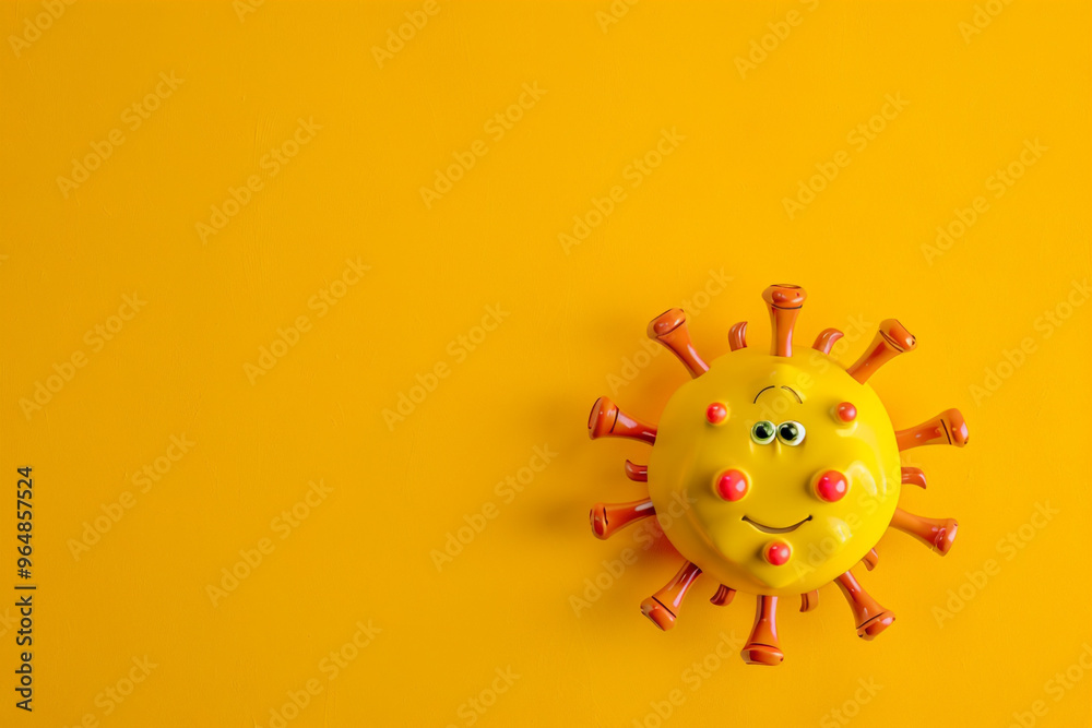 Capture the charm of a cute coronavirus with a face and googly eyes on ...