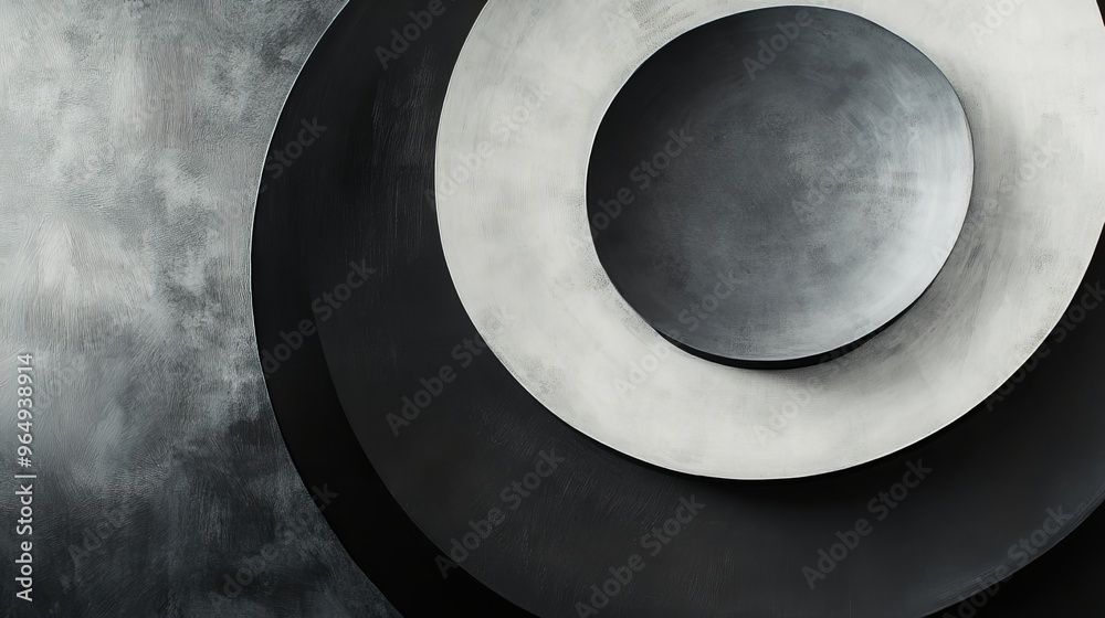 Radiating balance and wholeness, these perfect circles create a gentle ...