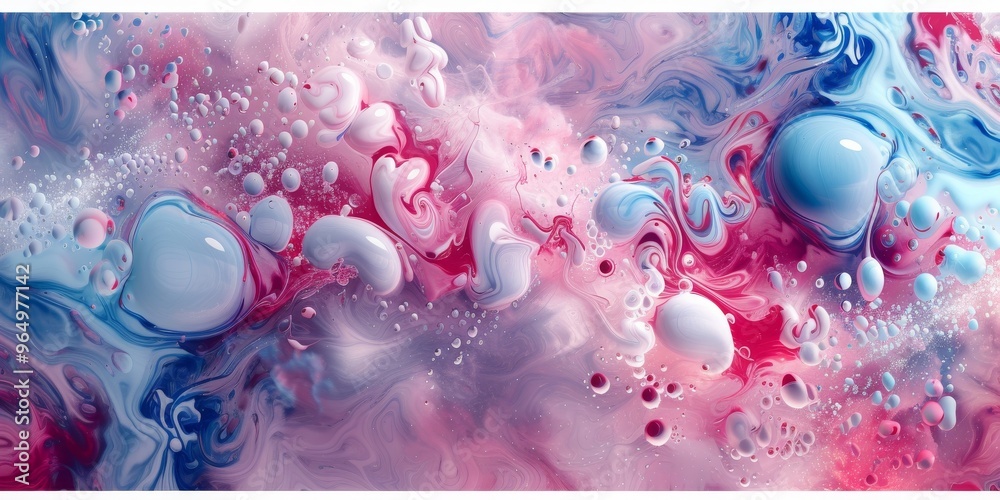 Artistic wallpaper showcasing liquid nitrogen with swirling patterns ...