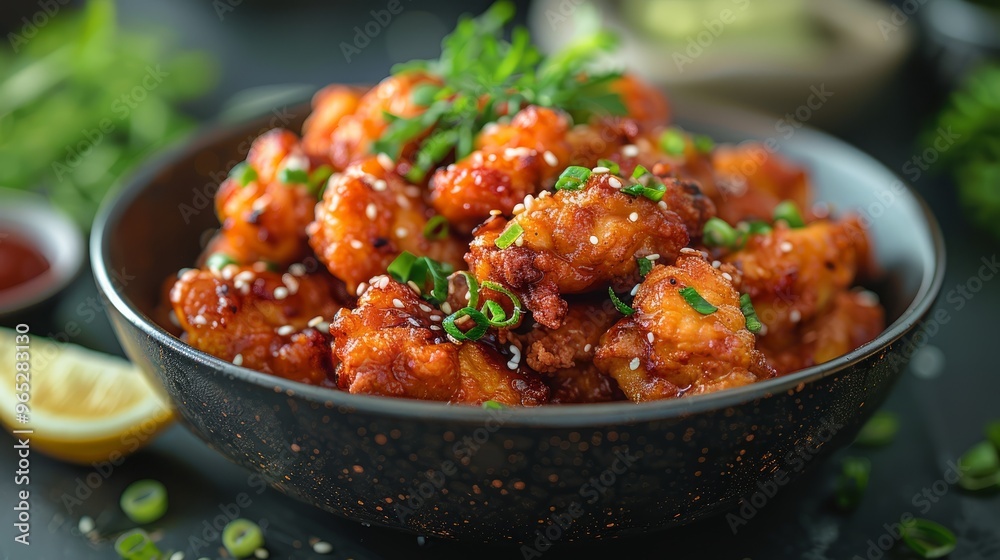 Tori Karaage or Zangi, Deep Fried Japanese Fried Chicken Coated with ...