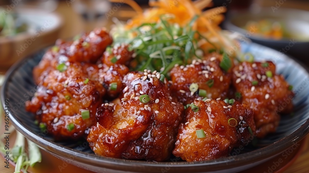 Tori Karaage or Zangi, Deep Fried Japanese Fried Chicken Coated with ...
