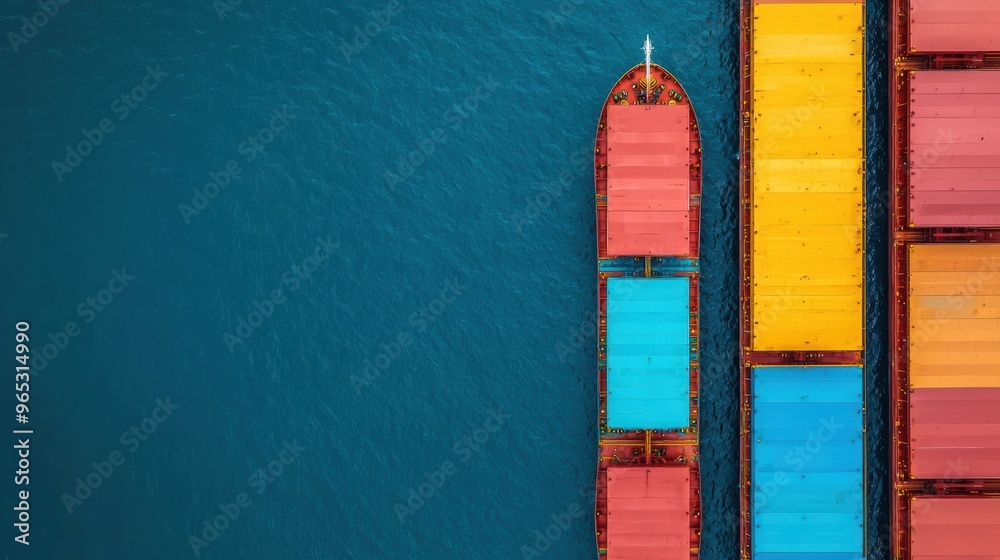 Global Maritime Traffic: Satellite View of Tanker Shipping Lanes with ...