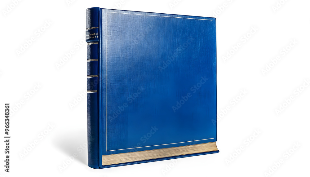 blue book cover front isolated standing vertical transparent background ...