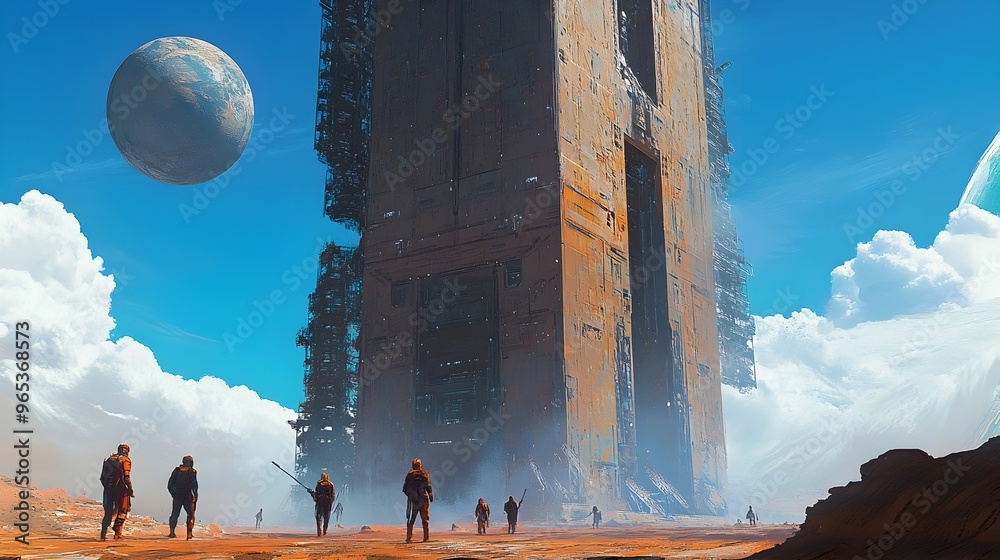 Extraterrestrials Oversee the Construction of a Colossal Monolith as ...