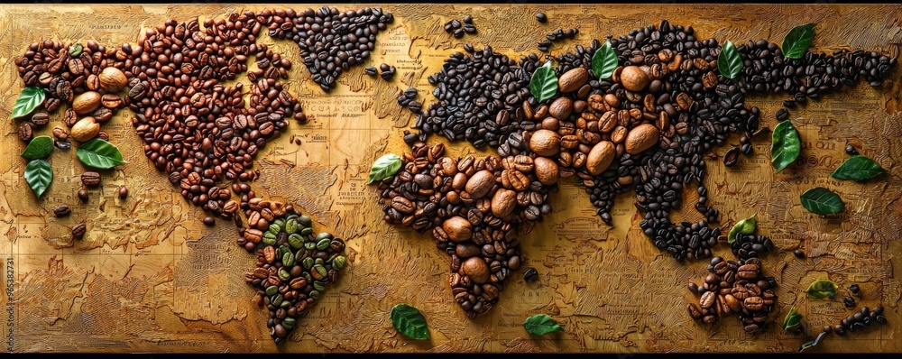 Global coffee origin exploration, diverse coffee varieties from around ...