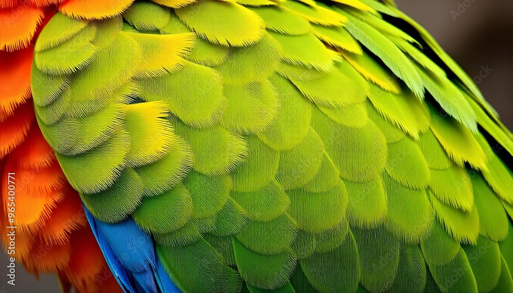 Render a 3D model of a parrot with realistic textures and feathers ...