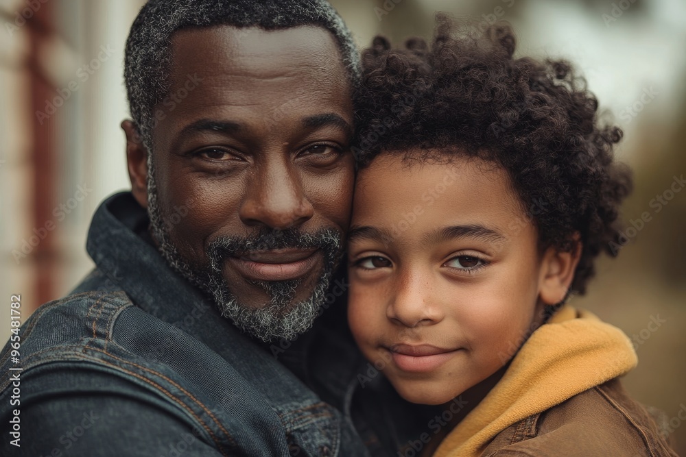 father son family man child portrait parent boy happy together teen ...