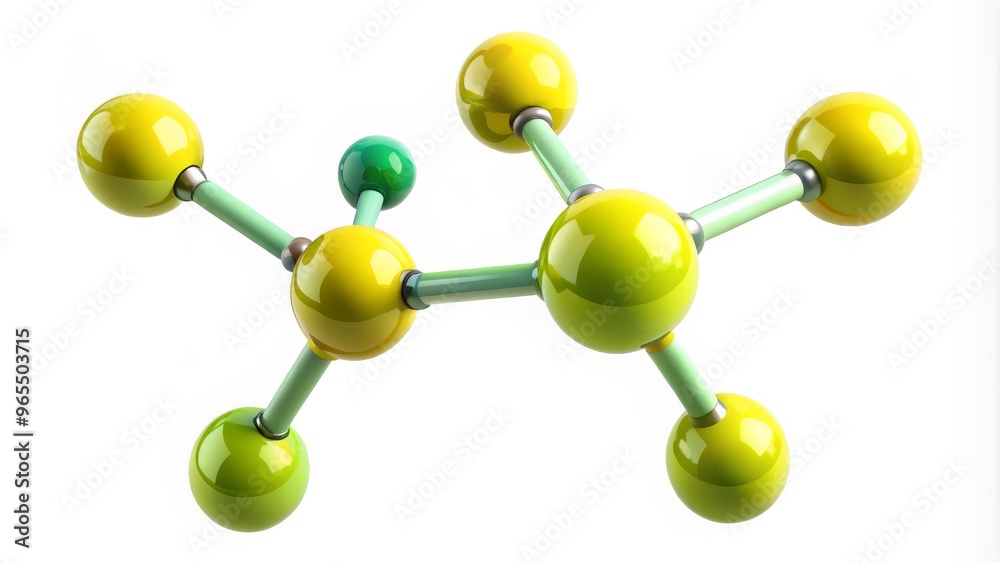 Molecular Structure Of Disulfur Dichloride S2cl2 Showing Two Sulfur Atoms Bonded To Two