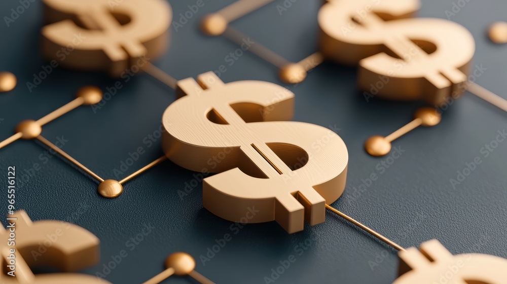 Global Financial Ecosystem: Currency Symbols Interconnected Finance in ...