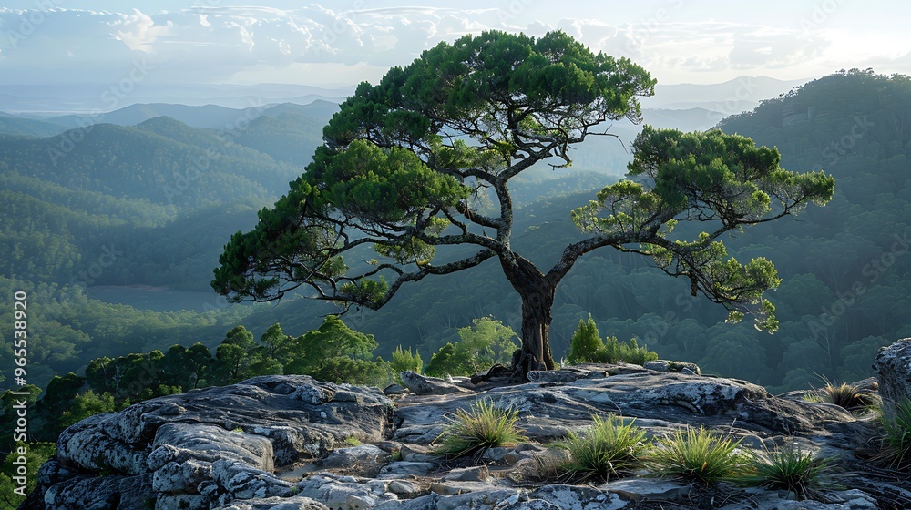 The ancient and rare Wollemi pine, a prehistoric species once thought ...