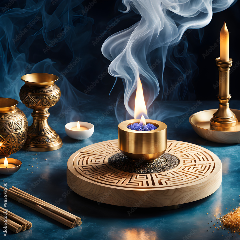 Palo santo smudge burner, clear away negative energy, spiritual energy ...