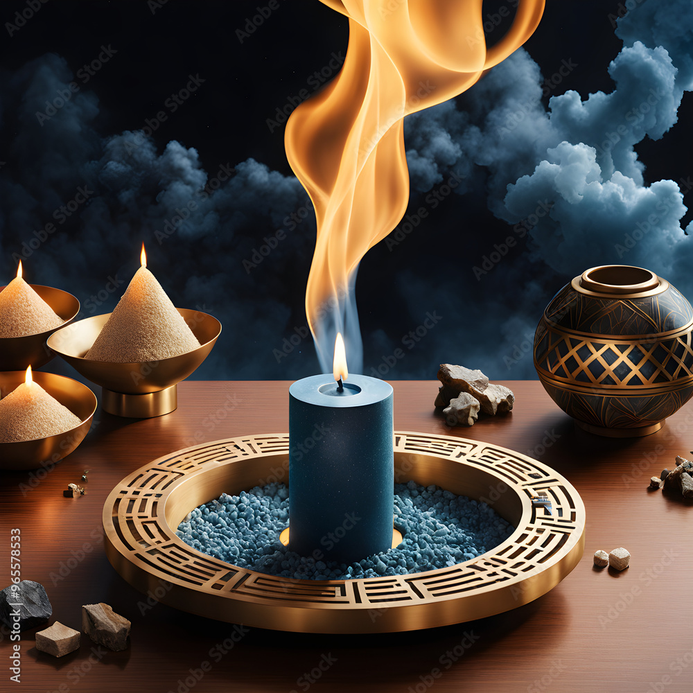 Palo santo smudge burner, clear away negative energy, spiritual energy ...