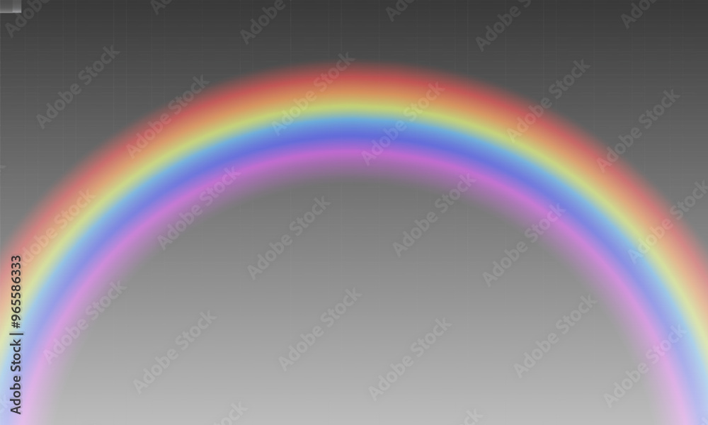 Rainbow icon, rainbow.Raindrops on transparent background. Storm with ...