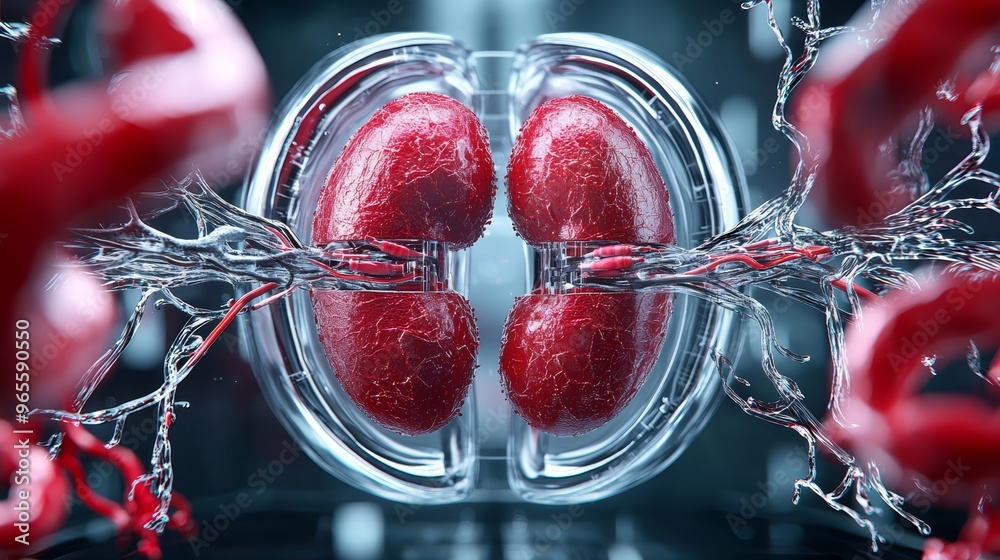 Symmetry in the Renal Circulation, Analyze how the renal arteries and ...