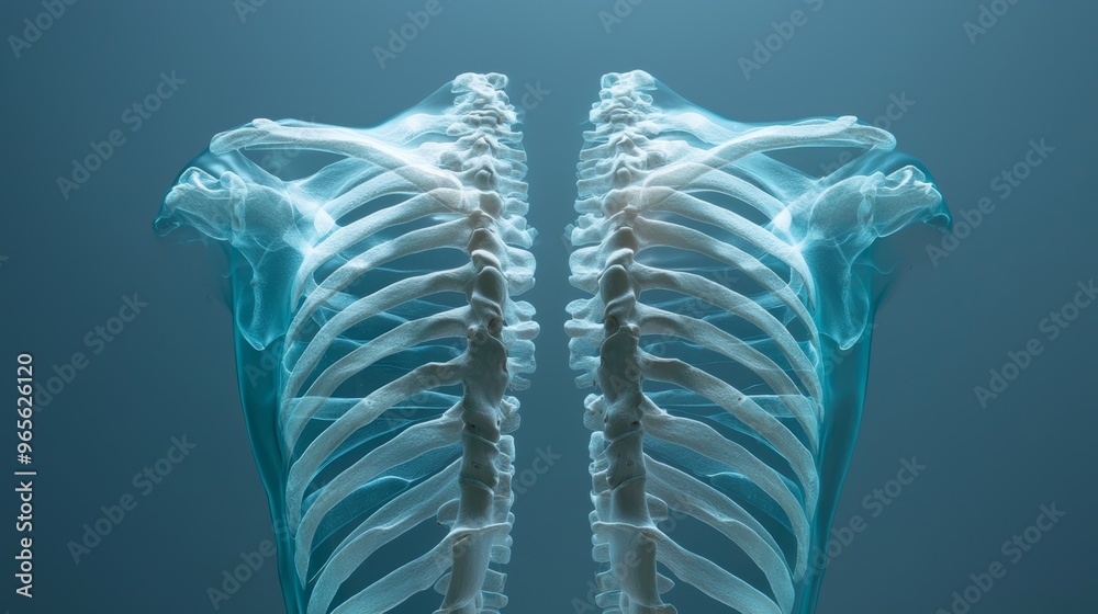 Symmetry in the Rib Cage, Analyze the symmetrical structure of the rib ...