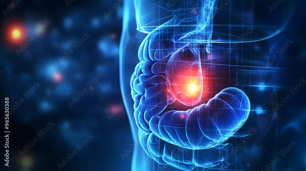 23. "Illustration of the human gallbladder and its role in digestion ...