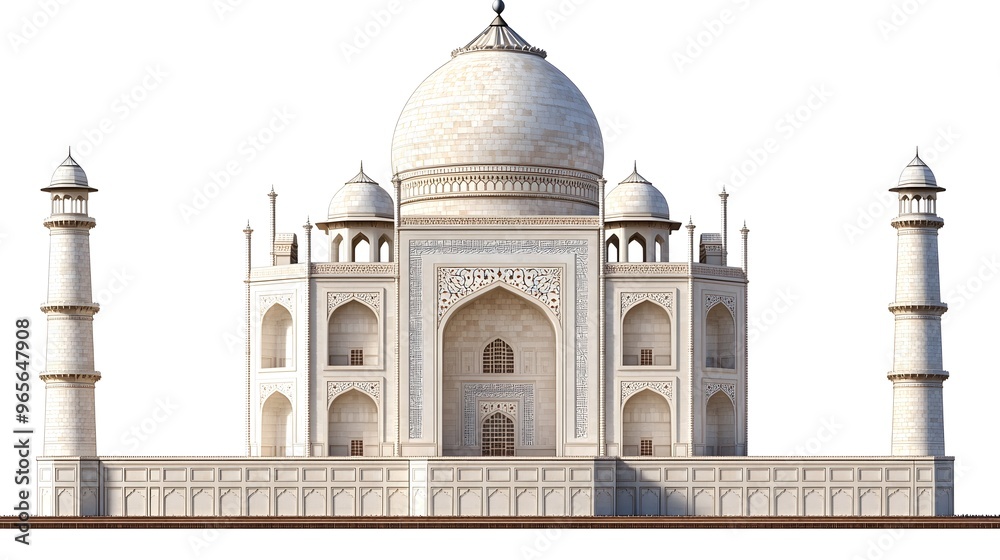 India's majesty displayed in a small Taj Mahal replica from Agra Stock ...