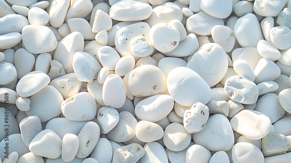 White pebbles stone texture and background, Ciottoli bianchi texture ...
