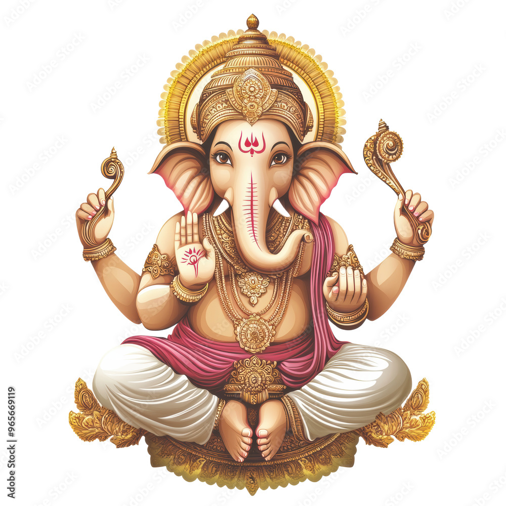 Sculpture ganesh realistic representation spirituality creativity scene ...