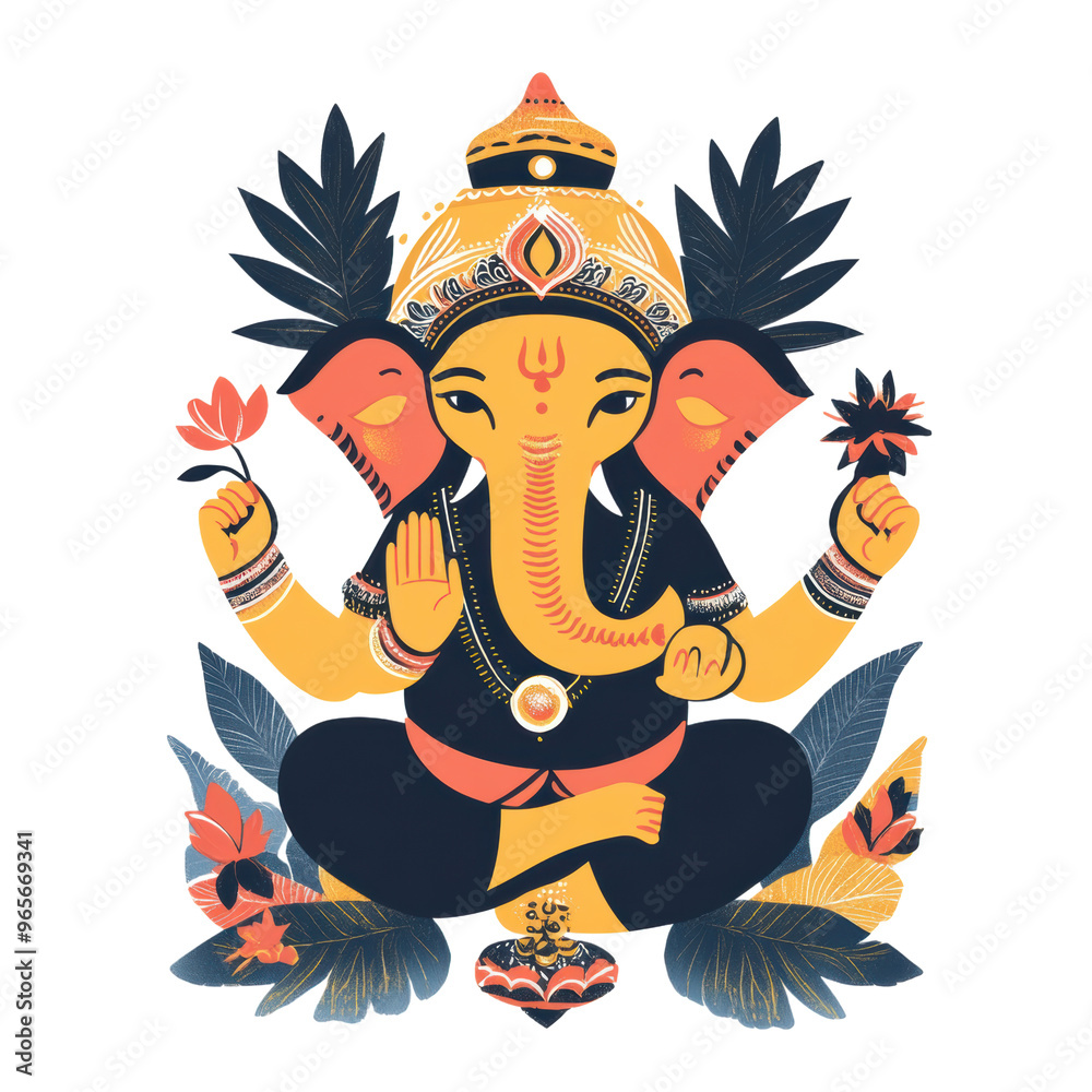 Sculpture ganesh realistic representation spirituality creativity scene ...