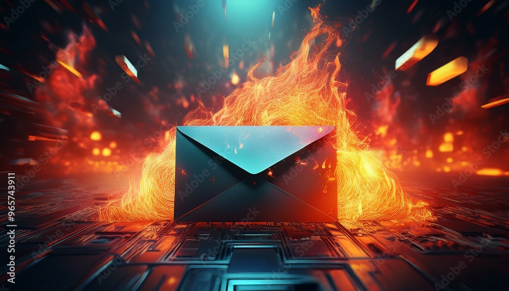 Technology is overheat turns into fire an email notice blares ...