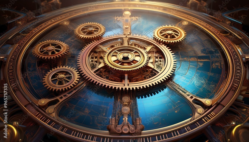 a unique Chrono Map that merges Victorian-era machinery with modern ...