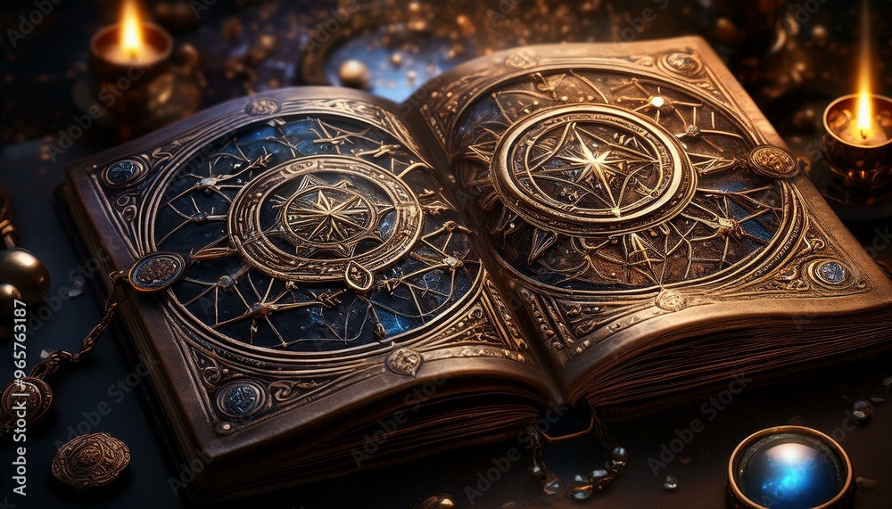 fantasy merchandise seeks a compelling image for their spell compendium ...