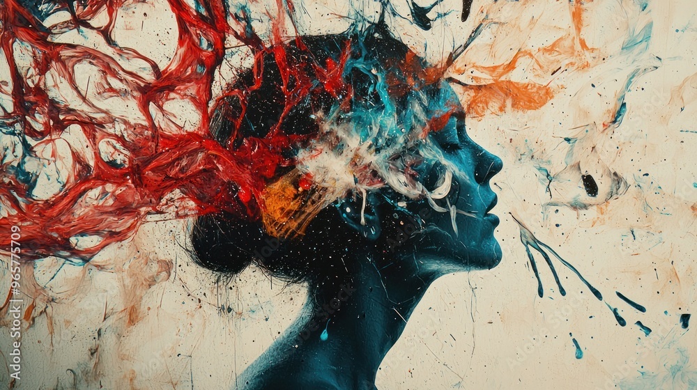 Complexity of human mind. Chaotic nature of human mind, tangled ...