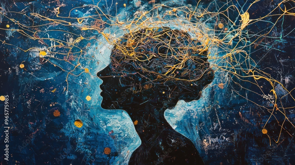 Complexity of human mind. Chaotic nature of human mind, tangled ...