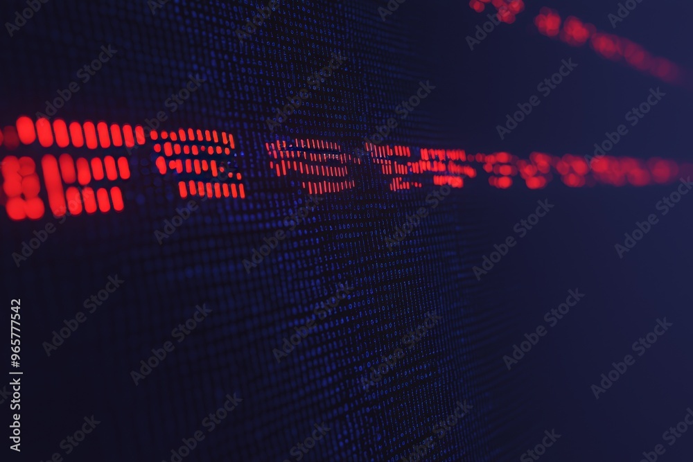 In this concept, HTML code is written on a blurry backdrop. This is a ...