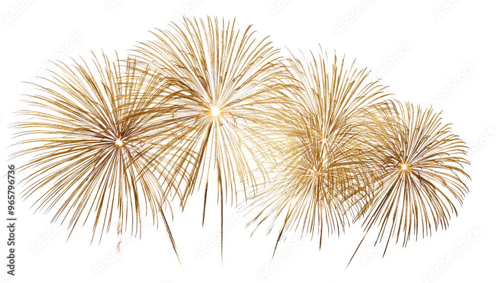 Fotografia do Stock: Gold metallic firework, shiny golden firework ...