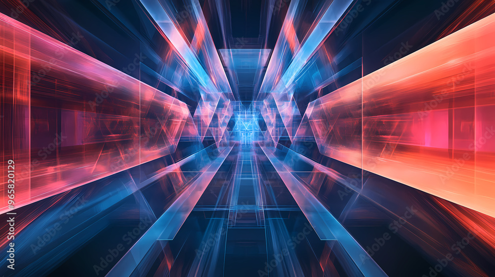 Parallelogram abstract background a quadrilateral with opposite sides ...