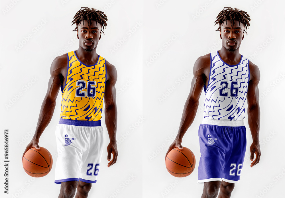 Basketball Player Kit with Generative AI Stock Template | Adobe Stock