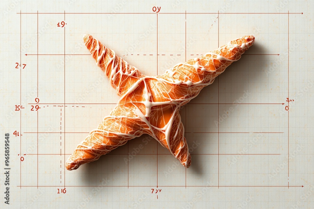 Algebraic graph with a perfect parabola plotted carefully on the ...