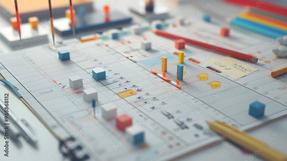 a visual representation of a content calendar, including a schedule of ...