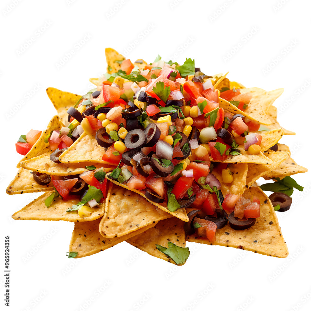 Nachos, Dish, Isolated on Transparent Background, Graphic Resource for ...